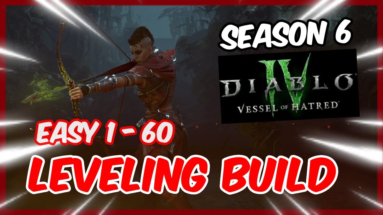 [DIABLO 4] Best Rogue LEVELING BUILD For Vessel Of Hatred? (Dance Of Knives/Flurry Guide) - YouTube