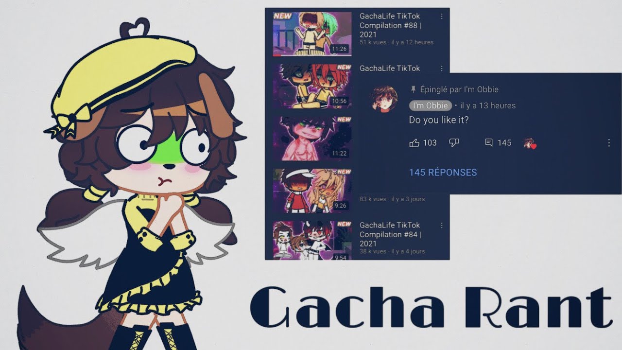 Gacha Rant: @imobbie3699, your thumbnails are just EW - YouTube