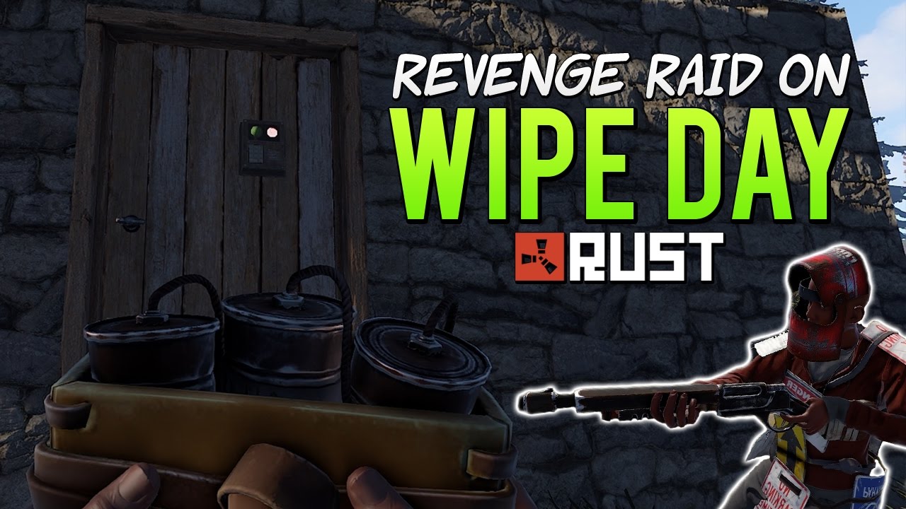REVENGE SATCHEL RAID ON WIPE DAY! - Rust SOLO Survival! (Rust Let's ...