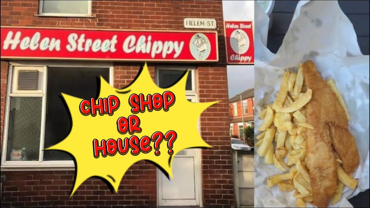 MANCHESTER has a CHIPPY inside a house!! - YouTube