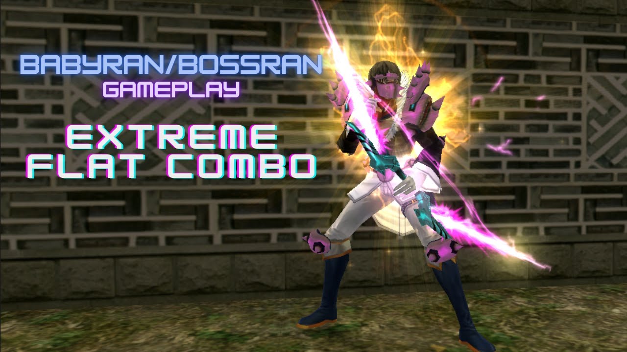 RAN ONLINE Extreme flat combo Babyran/bossran gameplay - YouTube