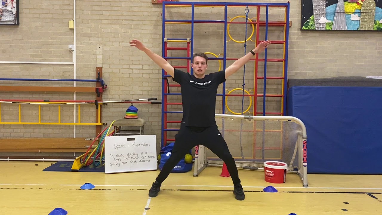 PE At Home | Year 5 | Speed + Reaction Time Lesson - YouTube