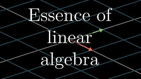 Linear Algebra by 3Blue1Brown - YouTube