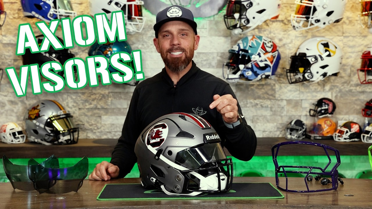 How to Install a Shoc Visor in a Riddell Axiom! - YouTube