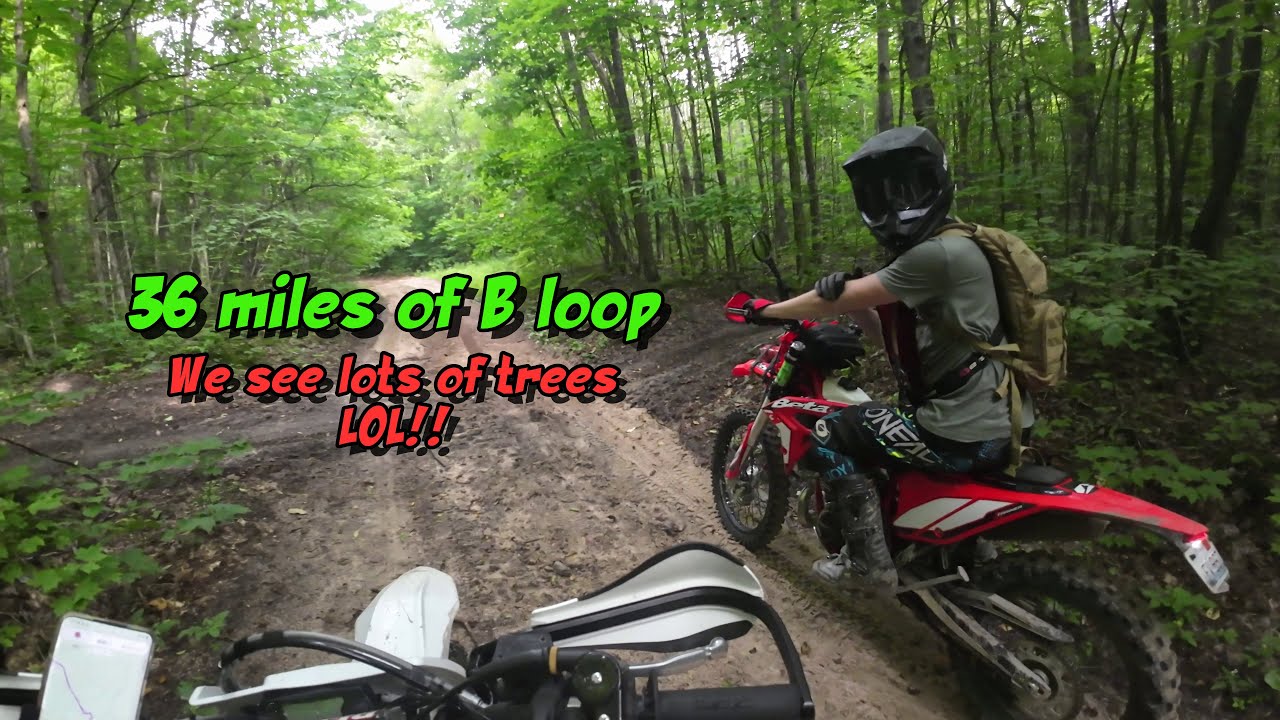 B Loop bound, 36 miles with my kid. - YouTube