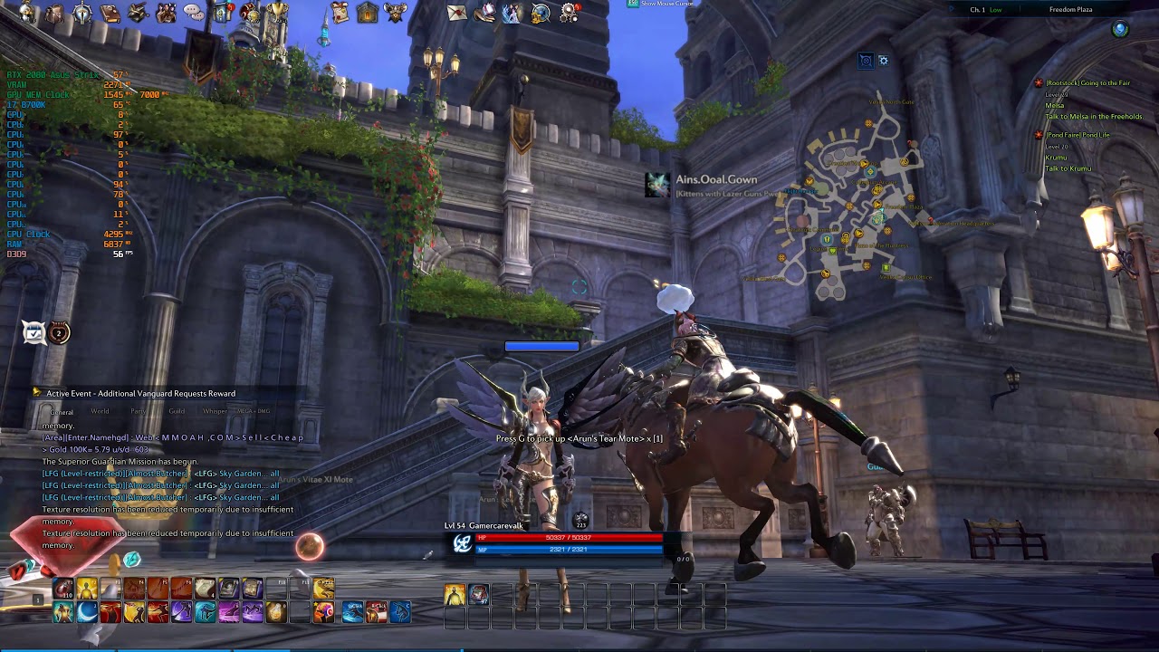 Tera Online PC 4K Ultra Setting FPS Test | i7 8700K/RTX2080 - YouTube