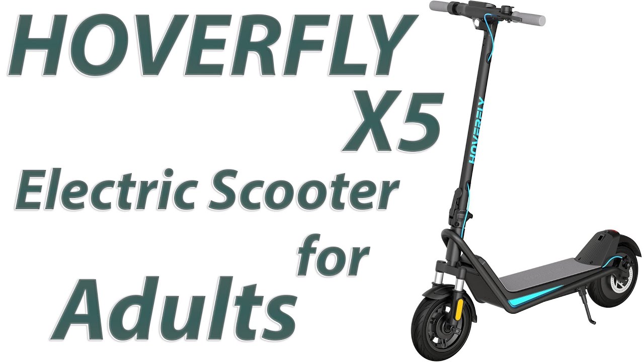 Hoverfly X5 Electric Scooter for Adults with Anti-Flat Tires & Front ...