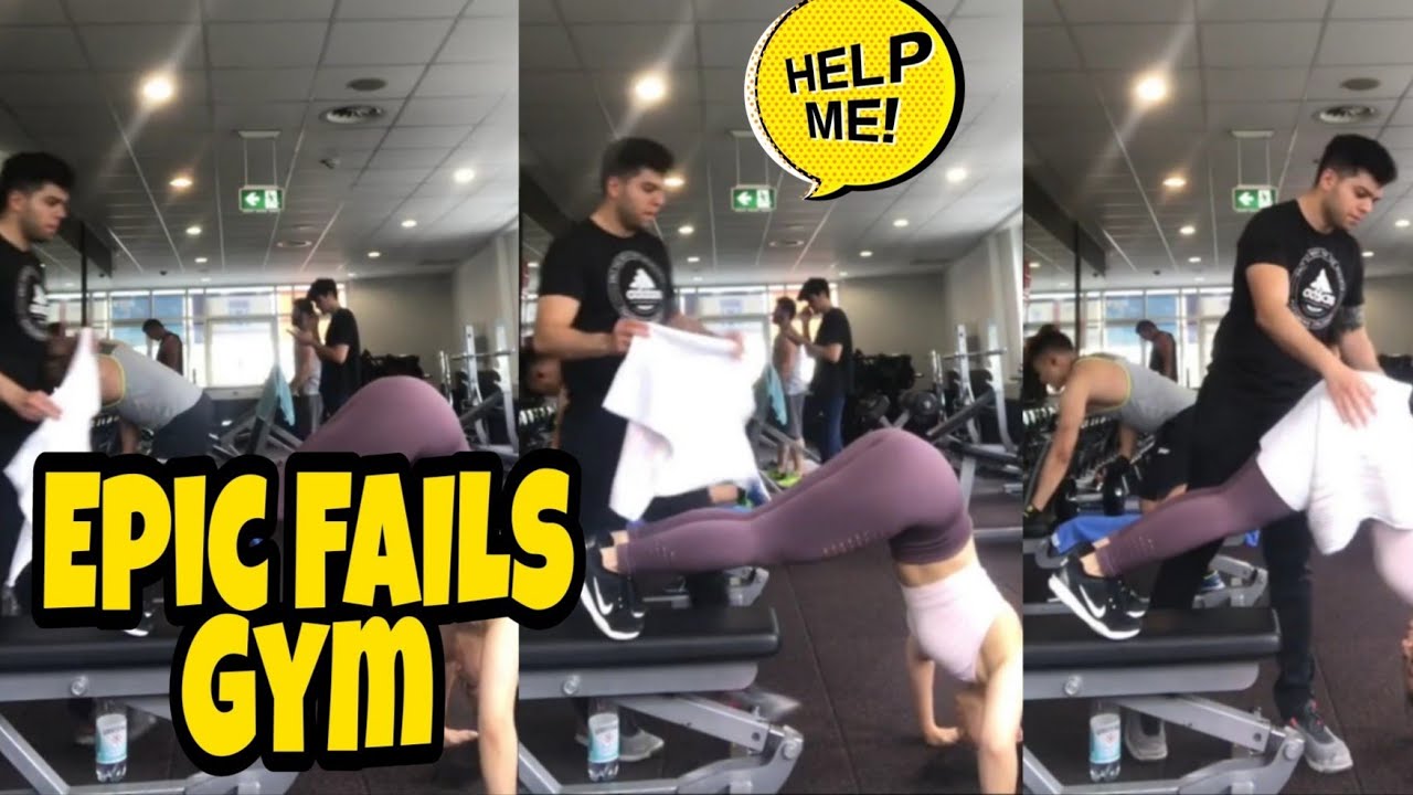 FUNNY GYM FAILS 🔥 TRY NOT TO LAUGH CHALLENGE. WORKOUT EPIC FAILS. Gym ...