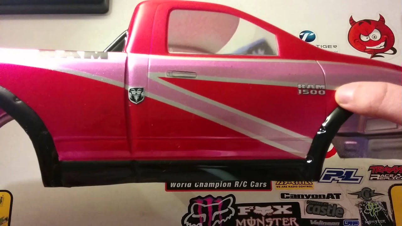 Proline DODGE RAM 1500 Karosserie für Axial Scx 10 - YouTube