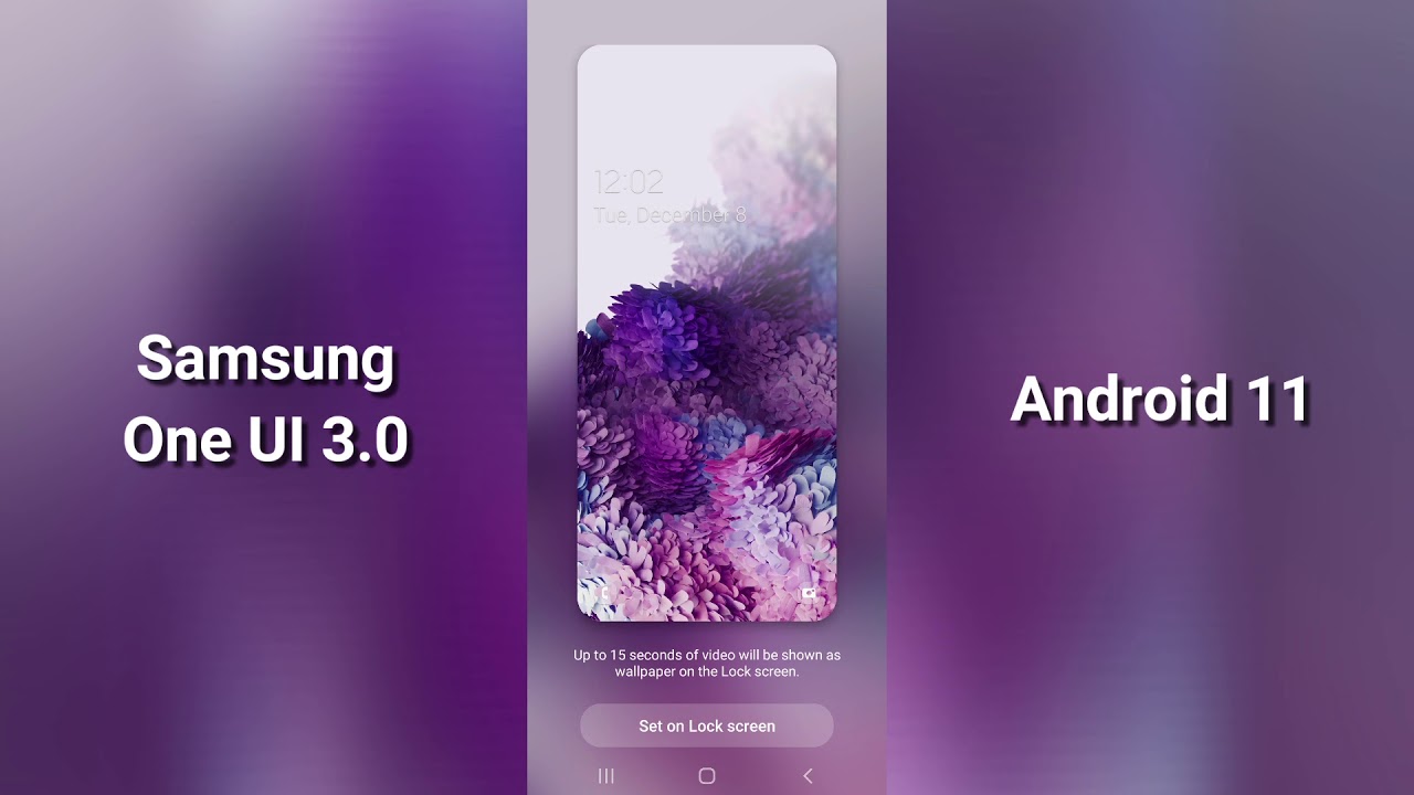 Samsung One UI 3.0 (Android 11) Quick Tour - YouTube