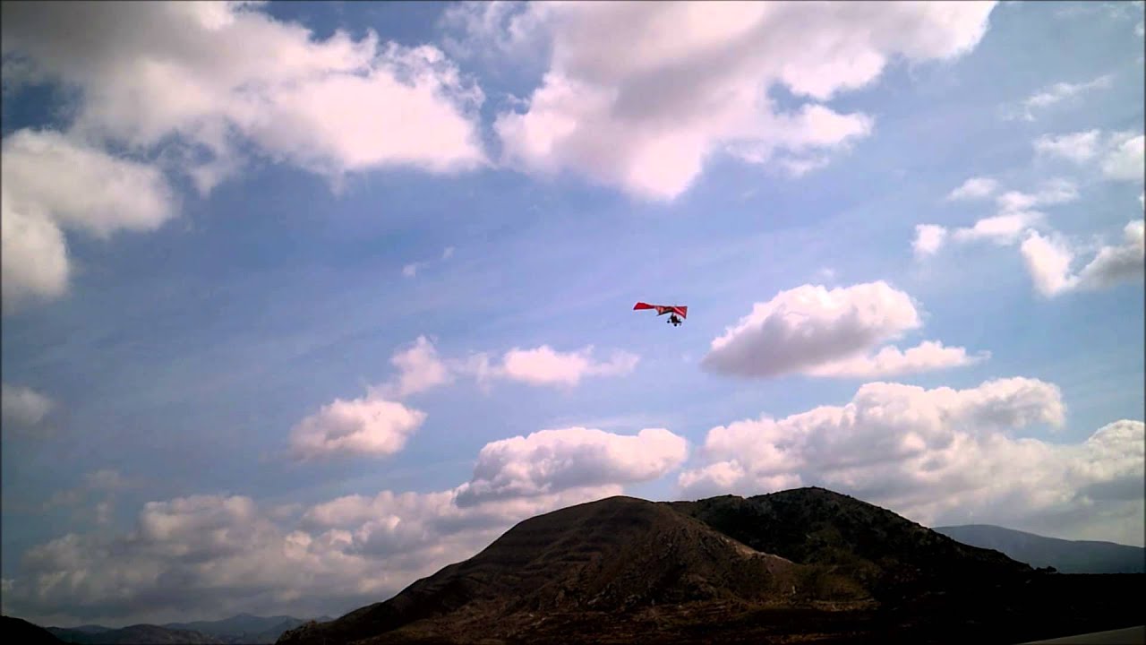 Volando ala delta casera en club valle elda by David - YouTube