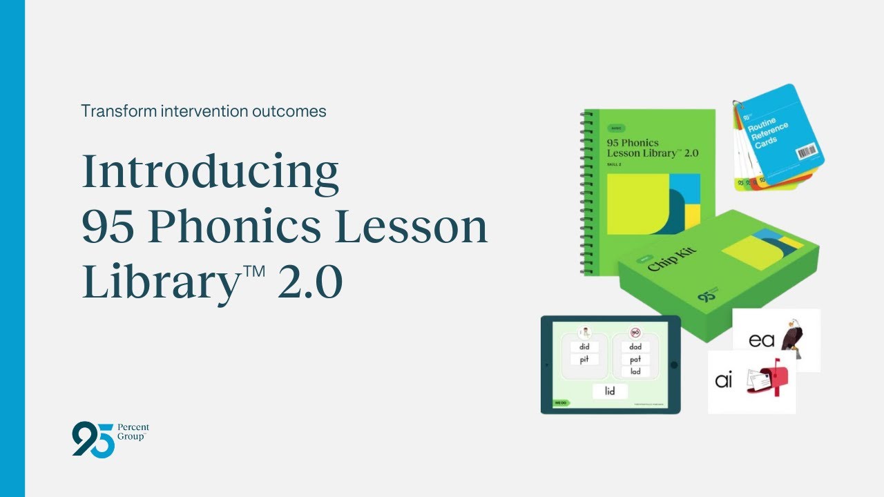 Introducing 95 Phonics Lesson Library 2.0 | 95 Percent Group - YouTube