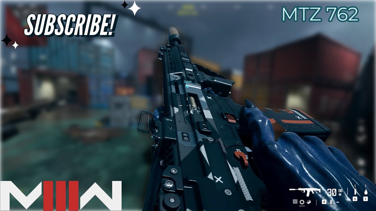 MTZ 762 Battle Rifle Gameplay - Call of Duty MW 3 Shipment #gameplay # ...