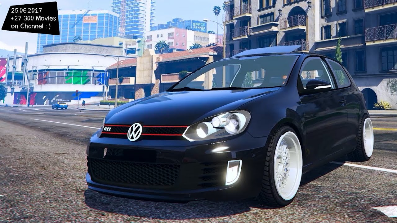 Volkswagen Golf GTI New ENB Top Speed Test GTA Mod Future _REVIEW - YouTube