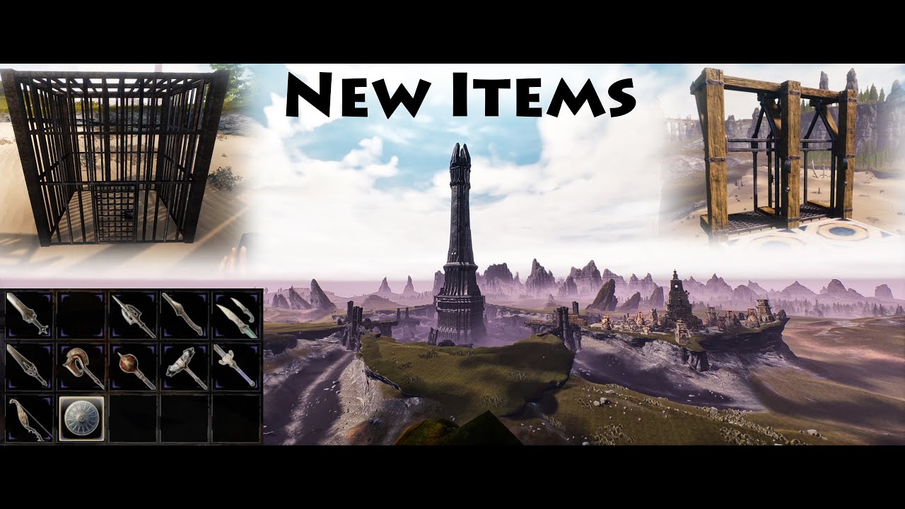 Conan Exiles Isle Of Siptah New Items (fast elevators/ coloured candles ...