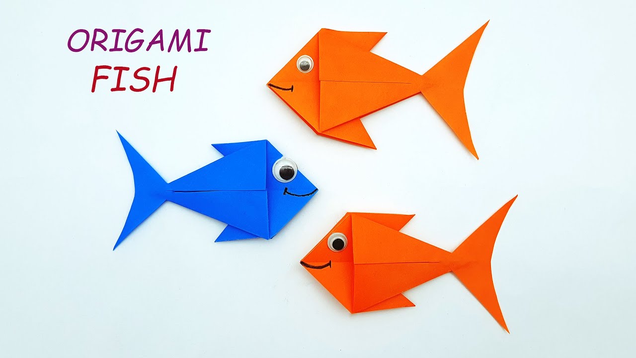 Origami Paper Fish Making Ideas | How To Make Origami Fish - YouTube