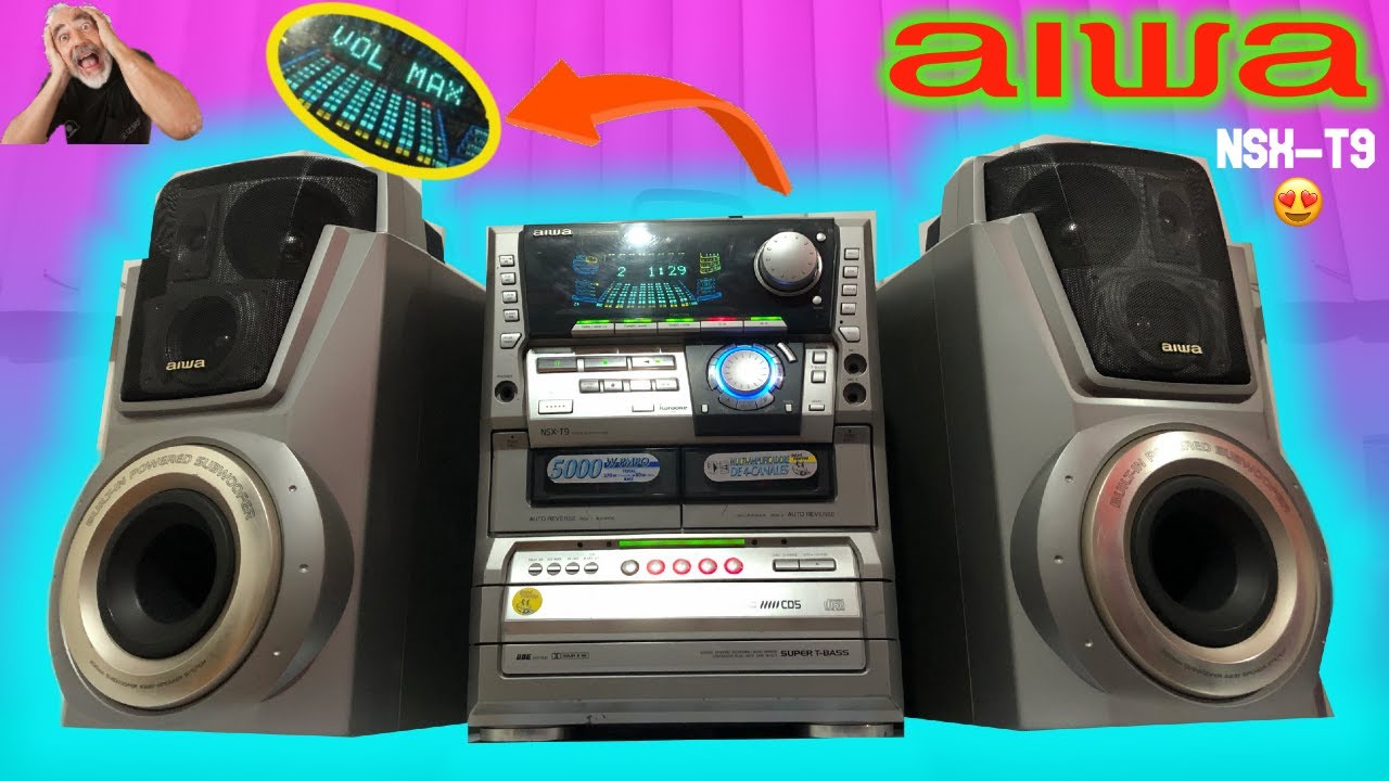 AIWA T9 🤩 SUPER BAJOS🔊💪🏼 (VOL MAX😱) - YouTube