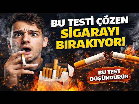 Sigarayı Bıraktıran Test | 30 Sert Soru (Gerçeklerle Yüzleş)