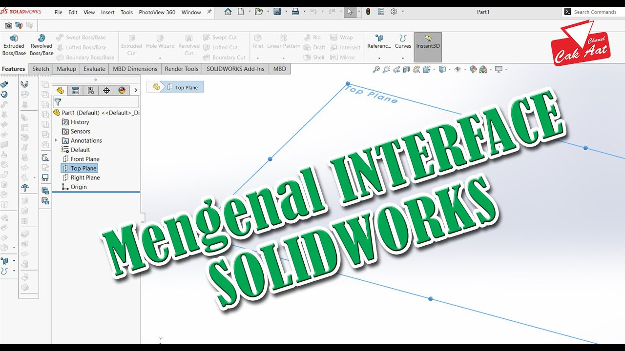 Tutorial Soludworks ! Mengenal Interface Solidworks - YouTube