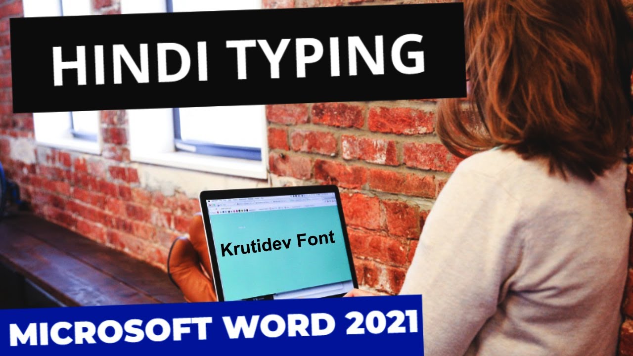 Hindi Typing in Microsoft Word 2021 | Computer Hindi Typing | Krutidev ...