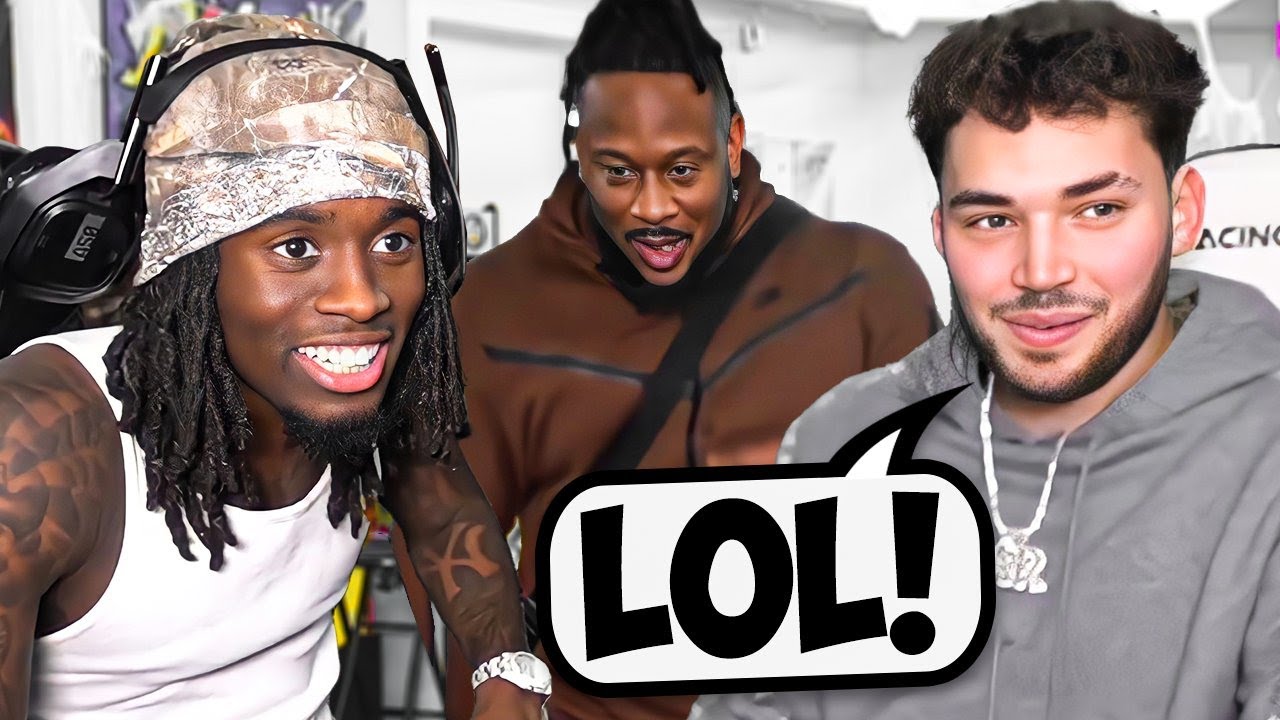 Kai Cenat GETS PRESSED By Adin’s Security Guard.. - YouTube