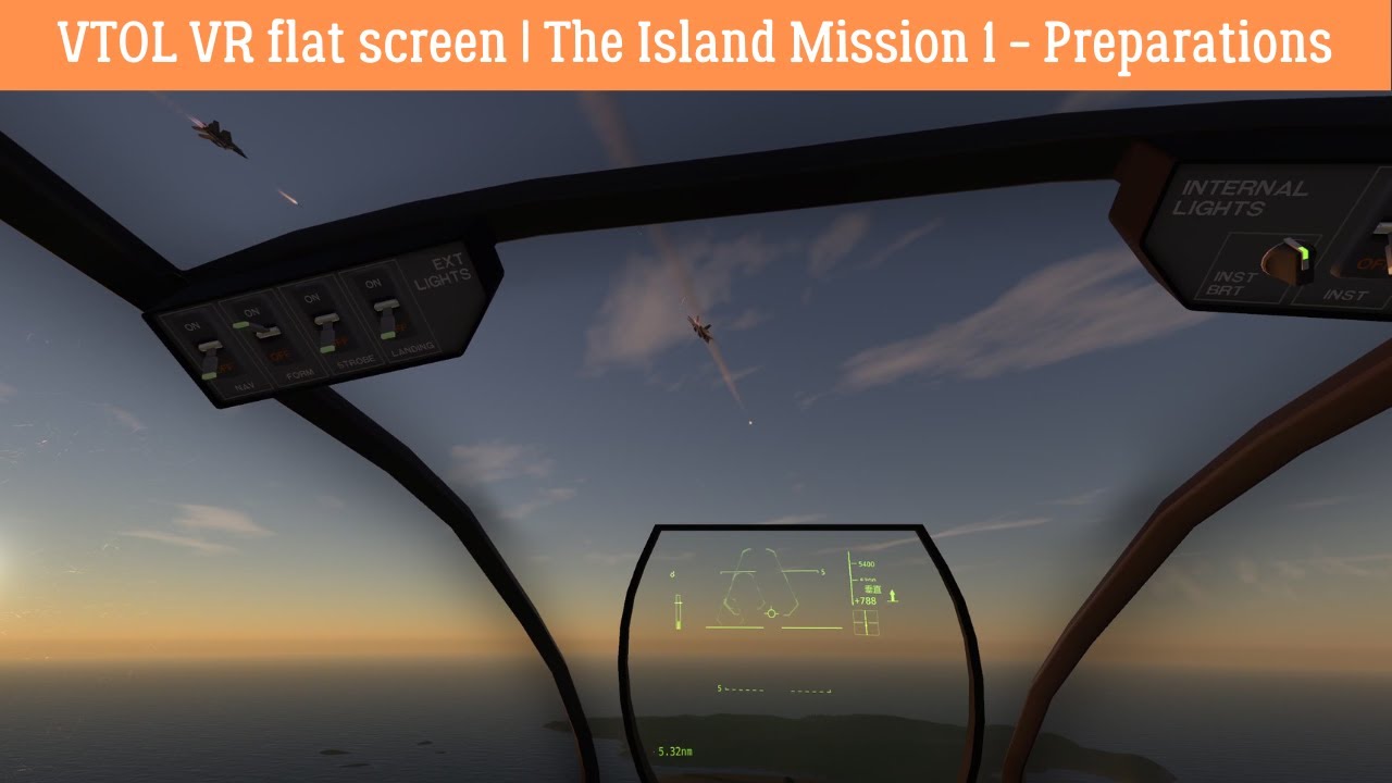 VTOL VR flat screen | The Island Mission 1 - Preparations - YouTube