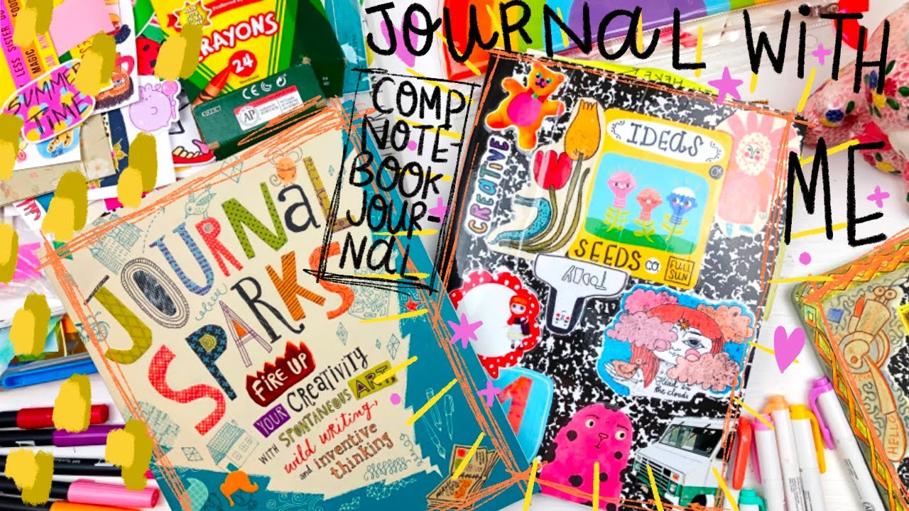 Composition Notebook Journal With Me #1 | Undated Creative Journaling