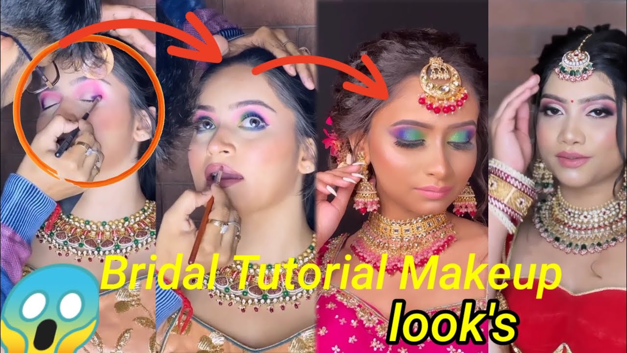 Eye's Tutorial Makeup Look's 🥰 💄 || Best Tutorial look's ️| Bride Makeup Looks - YouTube