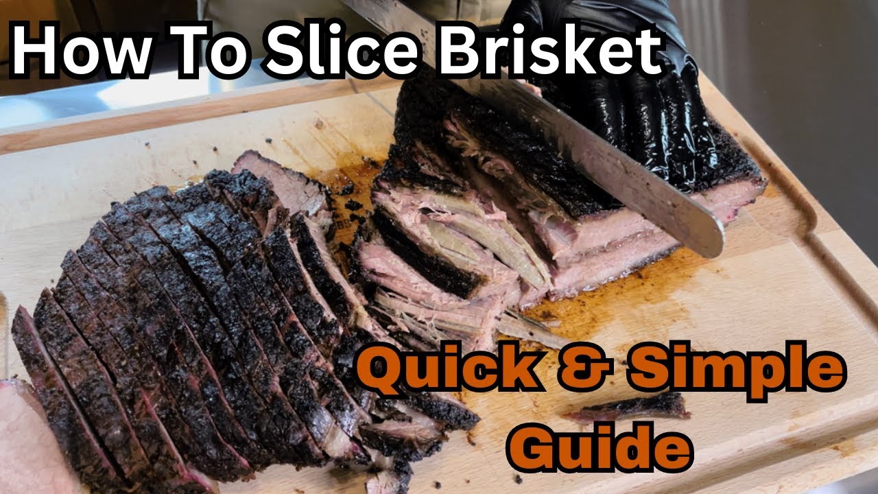How To Slice A Brisket: Brisket 101 - YouTube