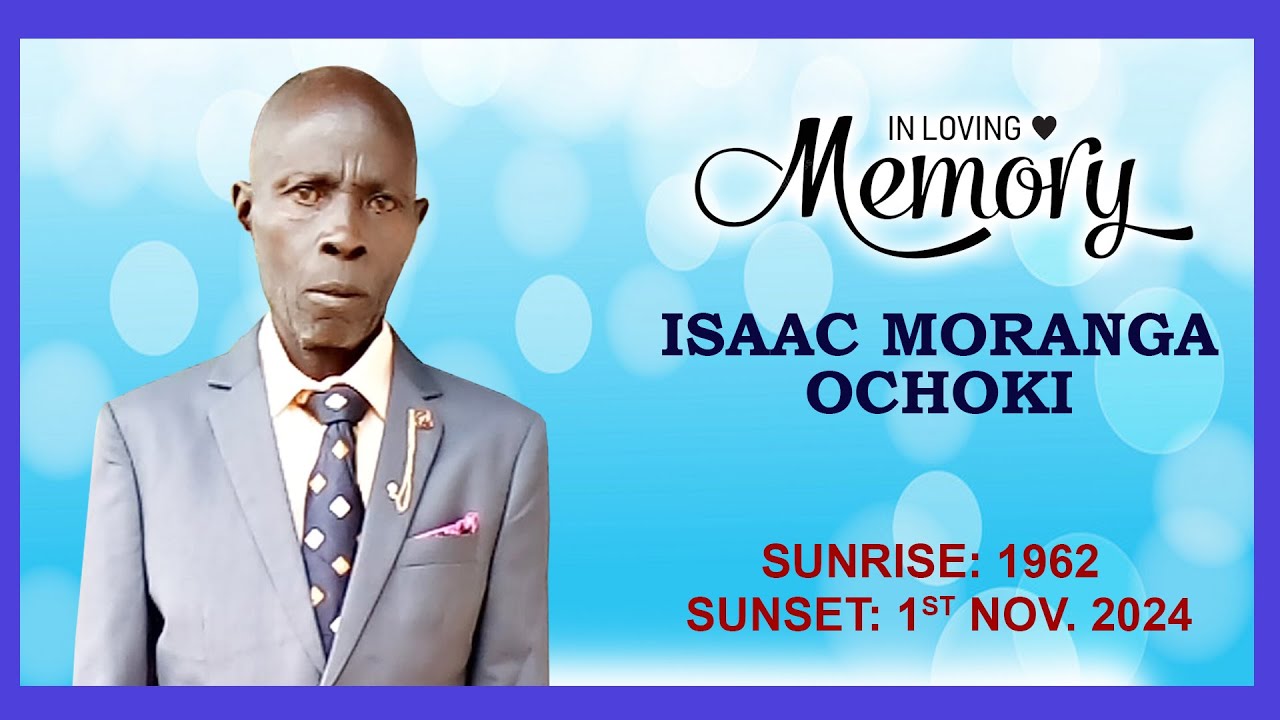 CONVOY OF THE LATE ISAAC MORANGA OCHOKI - YouTube