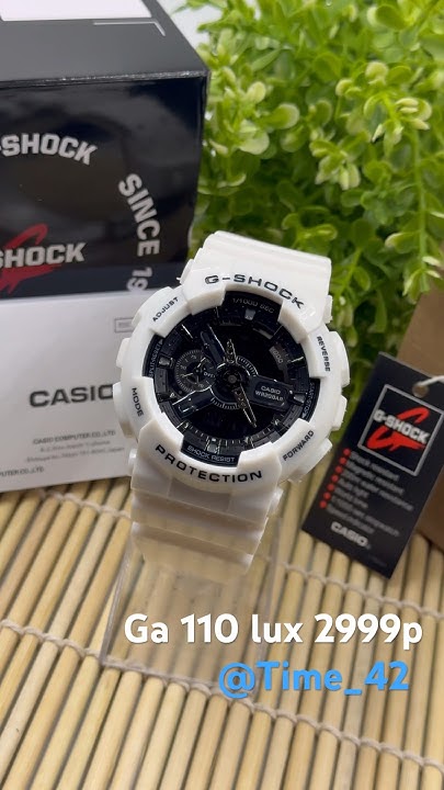 Casio G-shock GA 110 Lux Белые - YouTube