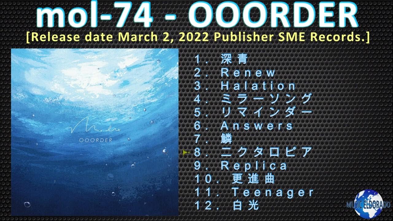 mol-74 - OOORDER [2022] (snippet of songs) - YouTube