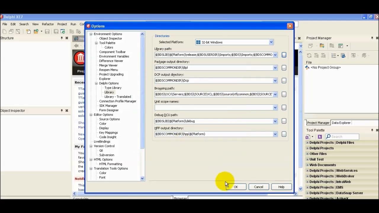 Instalação do componente TTissANS no Delphi XE7 pascal - YouTube