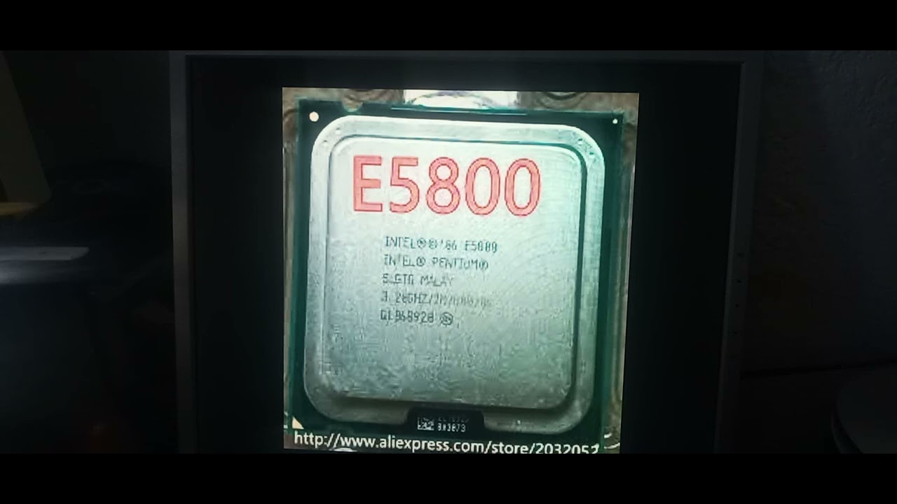 PROCESSADOR DUAL CORE E5800 - YouTube