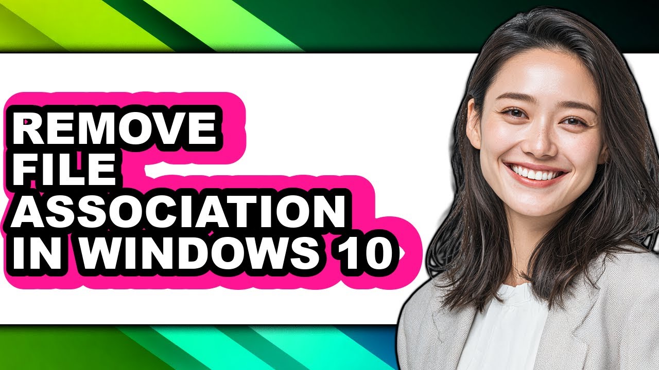How to Remove File Association in Windows 10 (updated) - YouTube