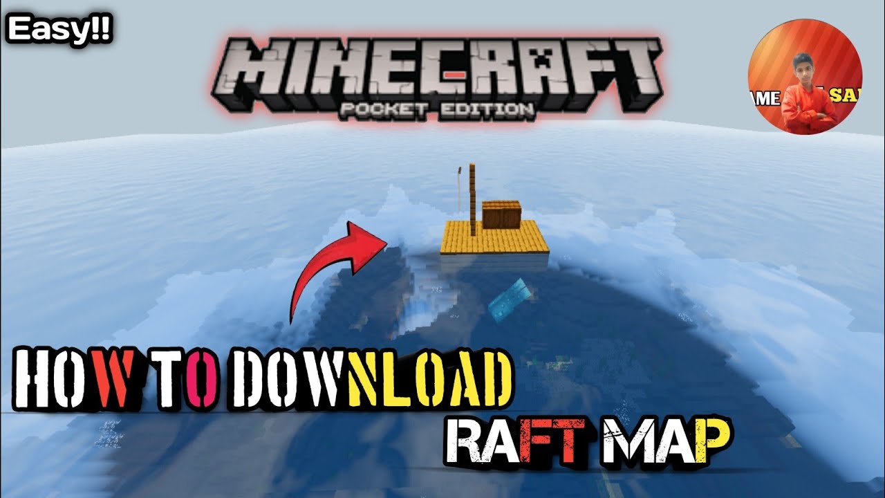 HOW TO DOWNLOAD RAFT ONLY MAP IN MINECRAFT PE 1.21!!😍 - YouTube