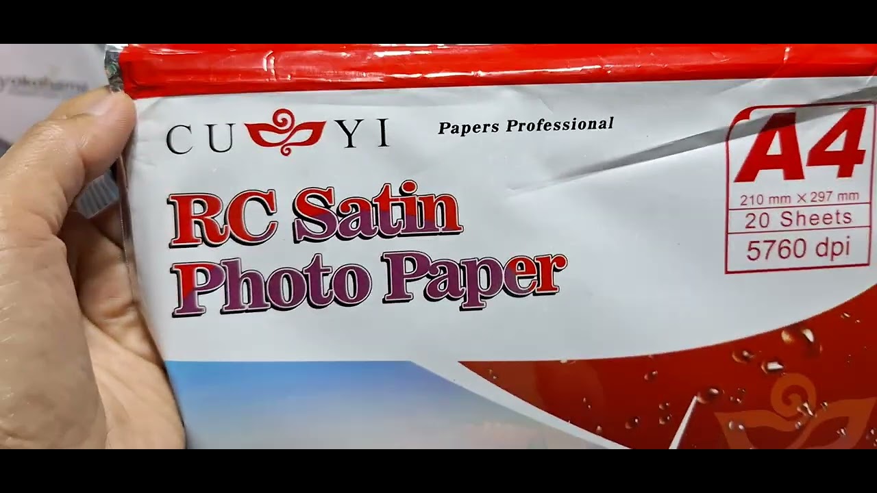 PAANO MAG PRINT NG PICTURE GALING MESSENGER USING RC SATIN PHOTO PAPER ...