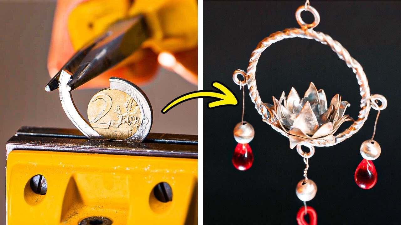 DIY Jewelry You Can Make from a Single Coin 💰 - YouTube