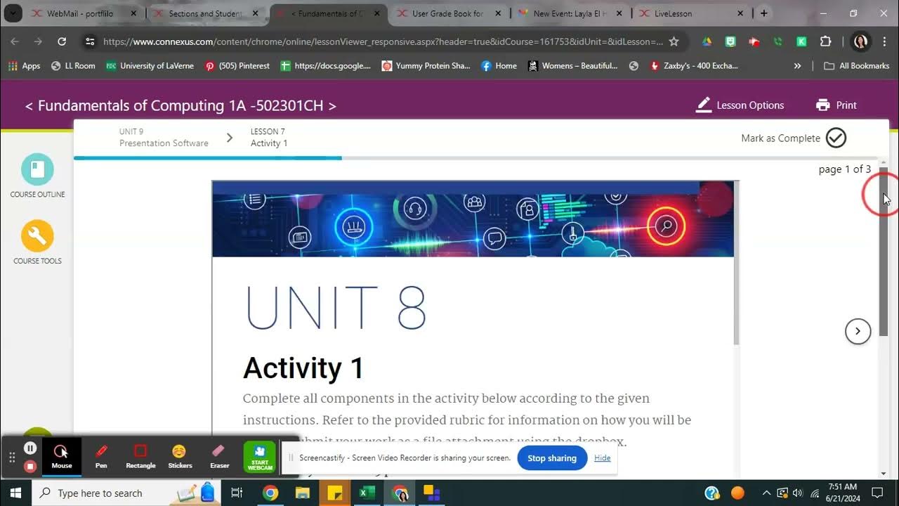 FoC Unit 9 Portfolio: Jun 21, 2024 7:52 AM - YouTube