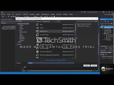 como llamar a un form de otro form en C# facil y sencillo - YouTube