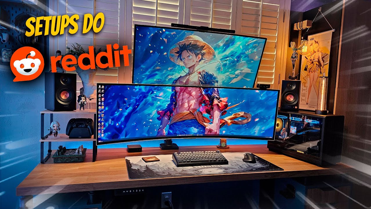 Reagindo aos MELHORES SETUPS do REDDIT EP4 - SETUP DO LUFFY! - YouTube