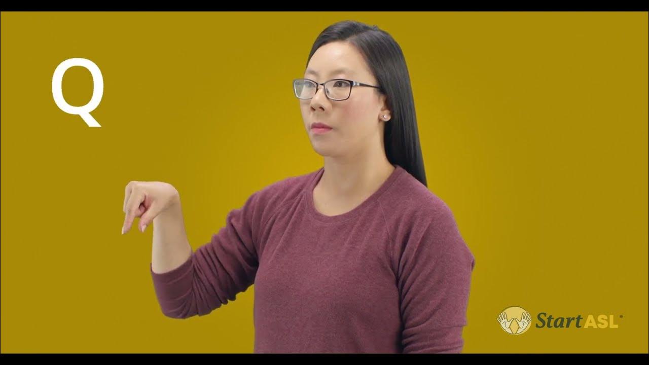 ASL Manual Alphabet | Start ASL - YouTube