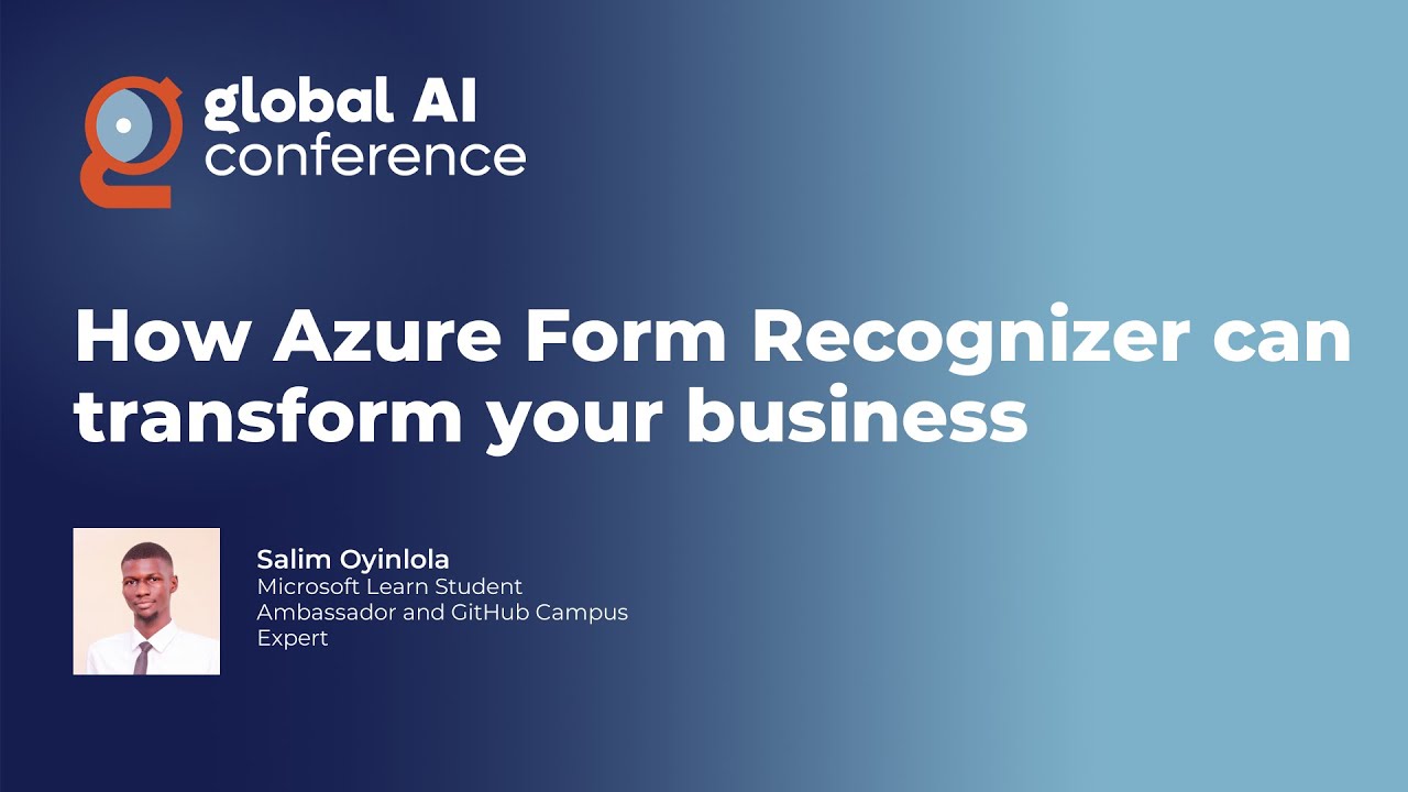 How Azure Form Recognizer can transform your business - Salim Oyinlola ...