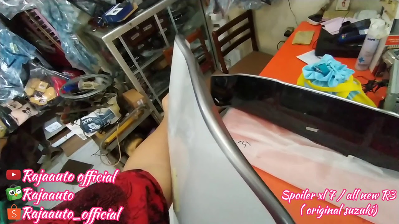 spoiler XL7 , all new R3 (original suzuki) - YouTube
