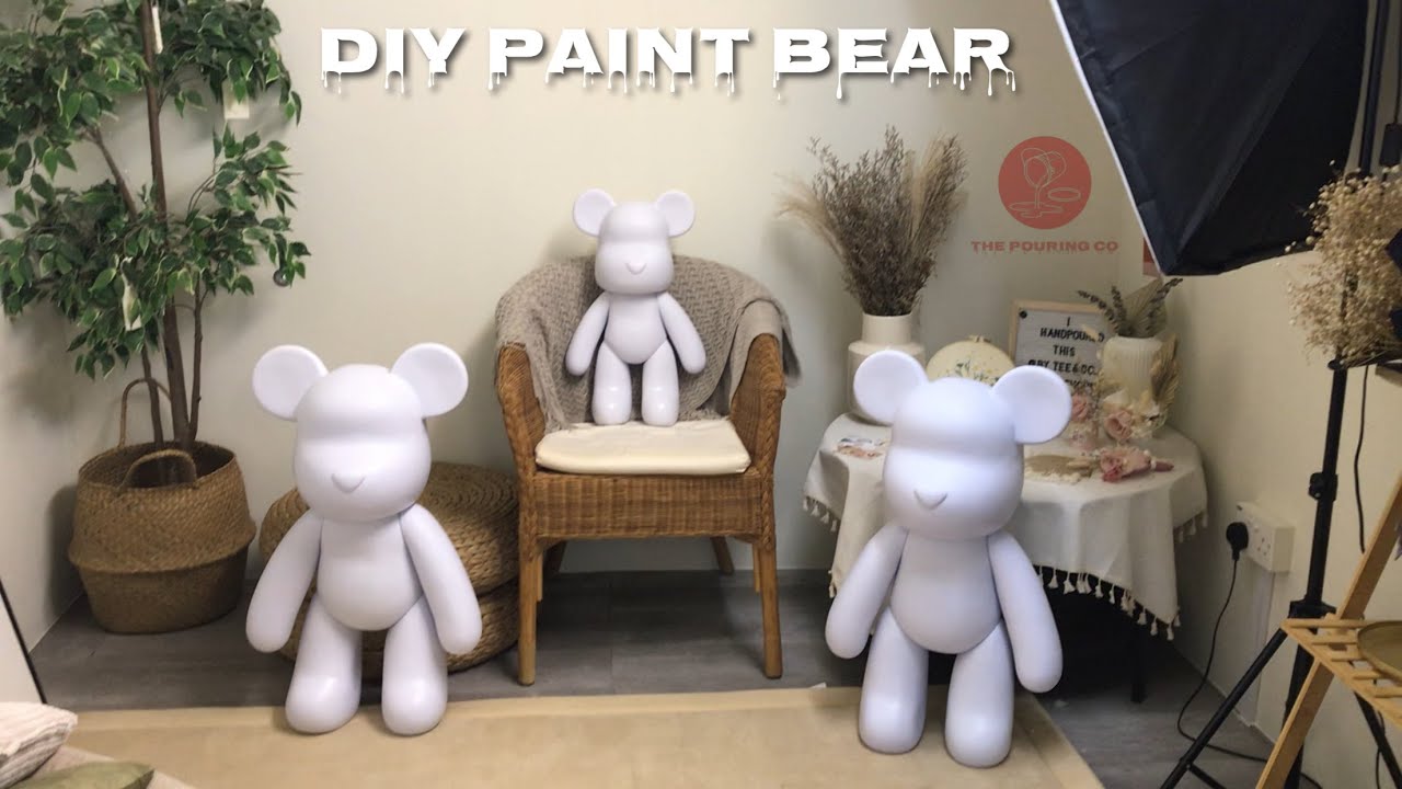 DIY Paint Bear @ The Pouring Co 🧸 - YouTube