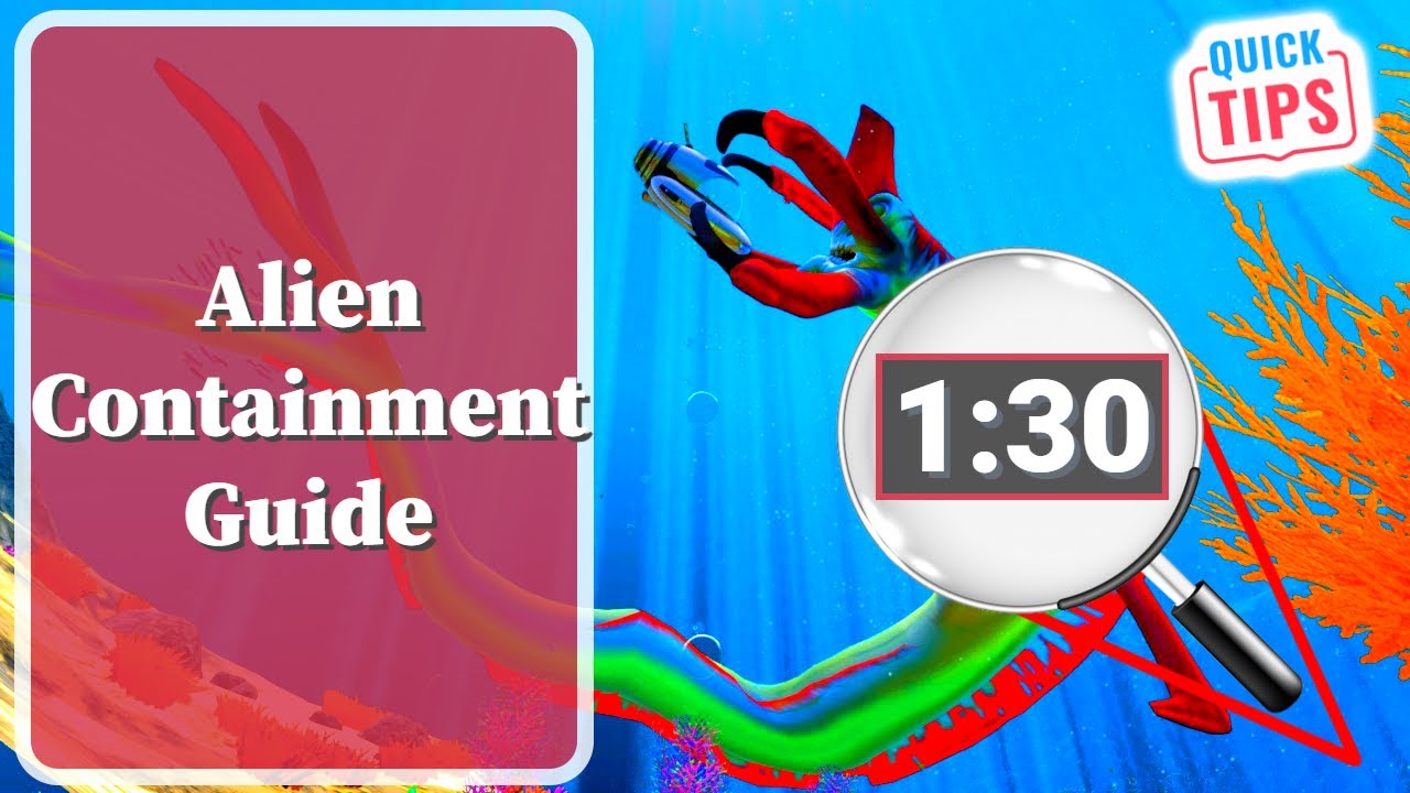 Subnautica - Alien Containment Guide - How To Use Alien Containment ...