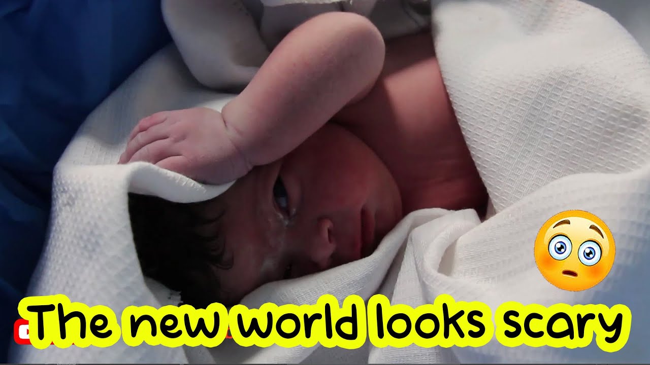 My newborn baby is scared of the new world 😂 and Newborn Dressing Up ️ ...