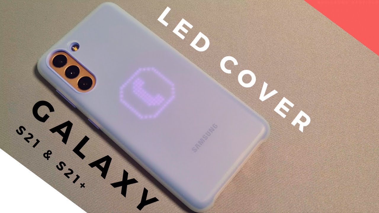 Coque LED Samsung S21/S21+ (led cover) - YouTube