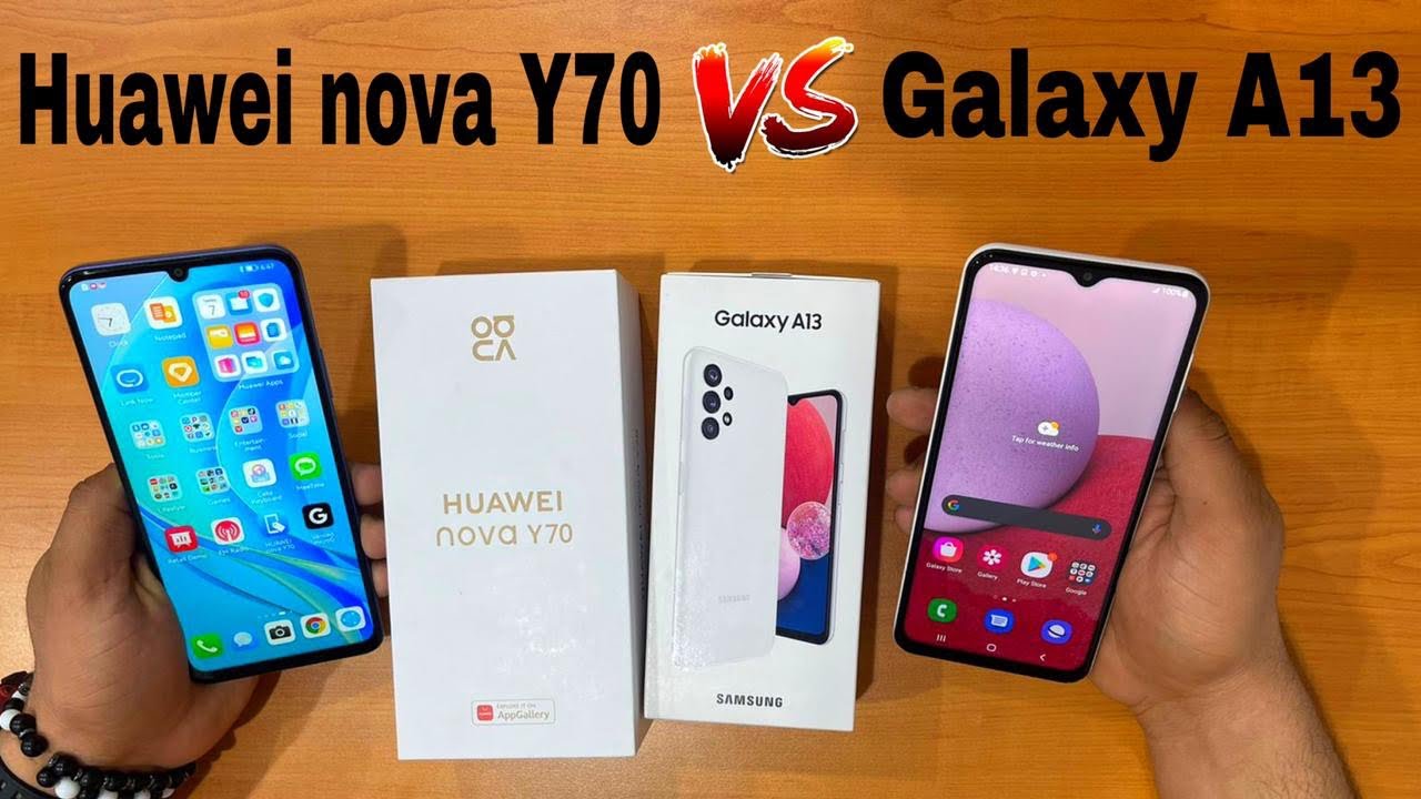 Samsung a13 ضد Huawei nova y70 ايهما افضل ؟ - YouTube