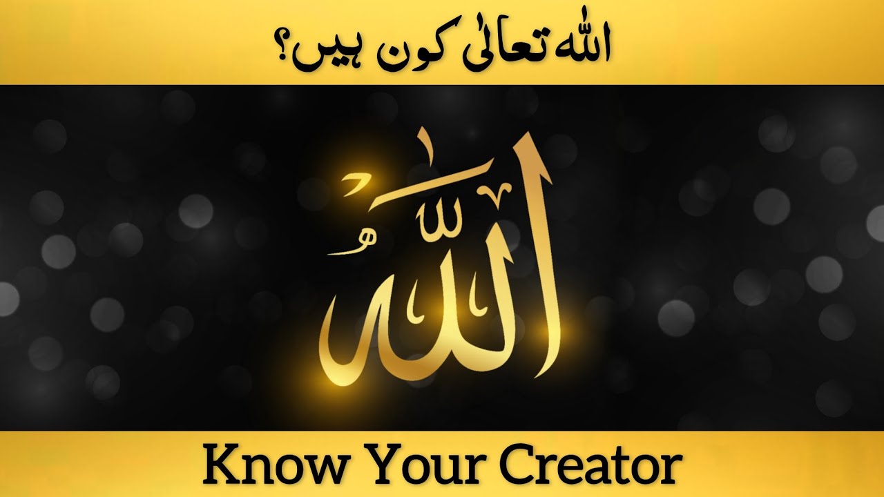 Know Your Creator | WHO IS ALLAH (Mind-Blowing) - YouTube